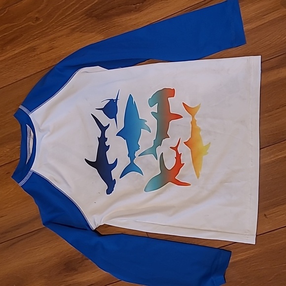 wonder nation | Swim | Shark Rash Guard 45 | Poshmark
